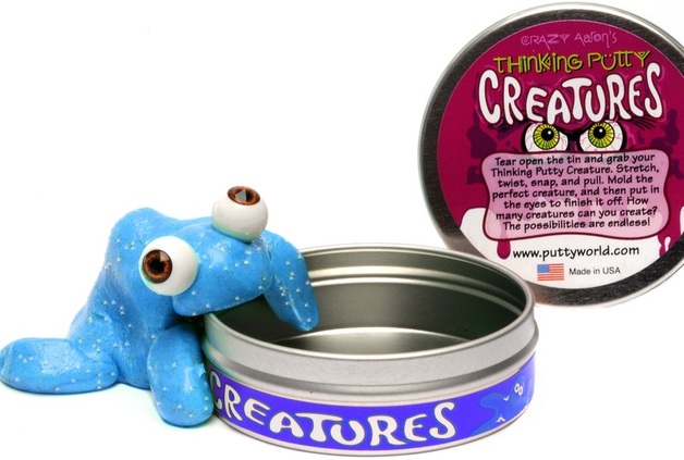 Buy Crazy Aarons Thinking Putty Creatures - Blue at Mighty Ape NZ