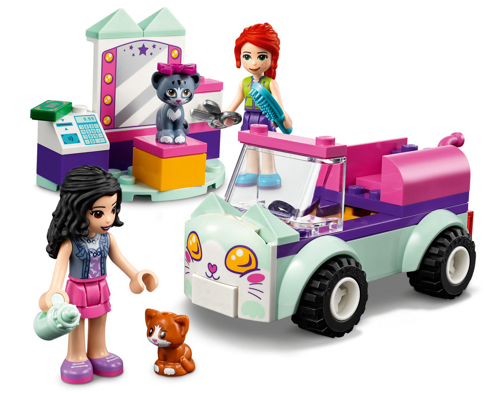 Buy LEGO Friends - Cat Grooming Car at Mighty Ape NZ