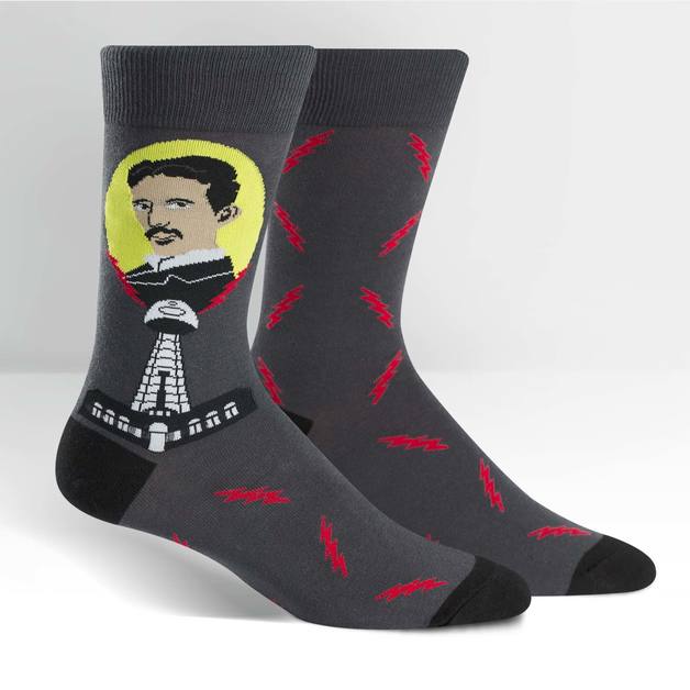 Tesla - Crew Socks | Men's | at Mighty Ape NZ