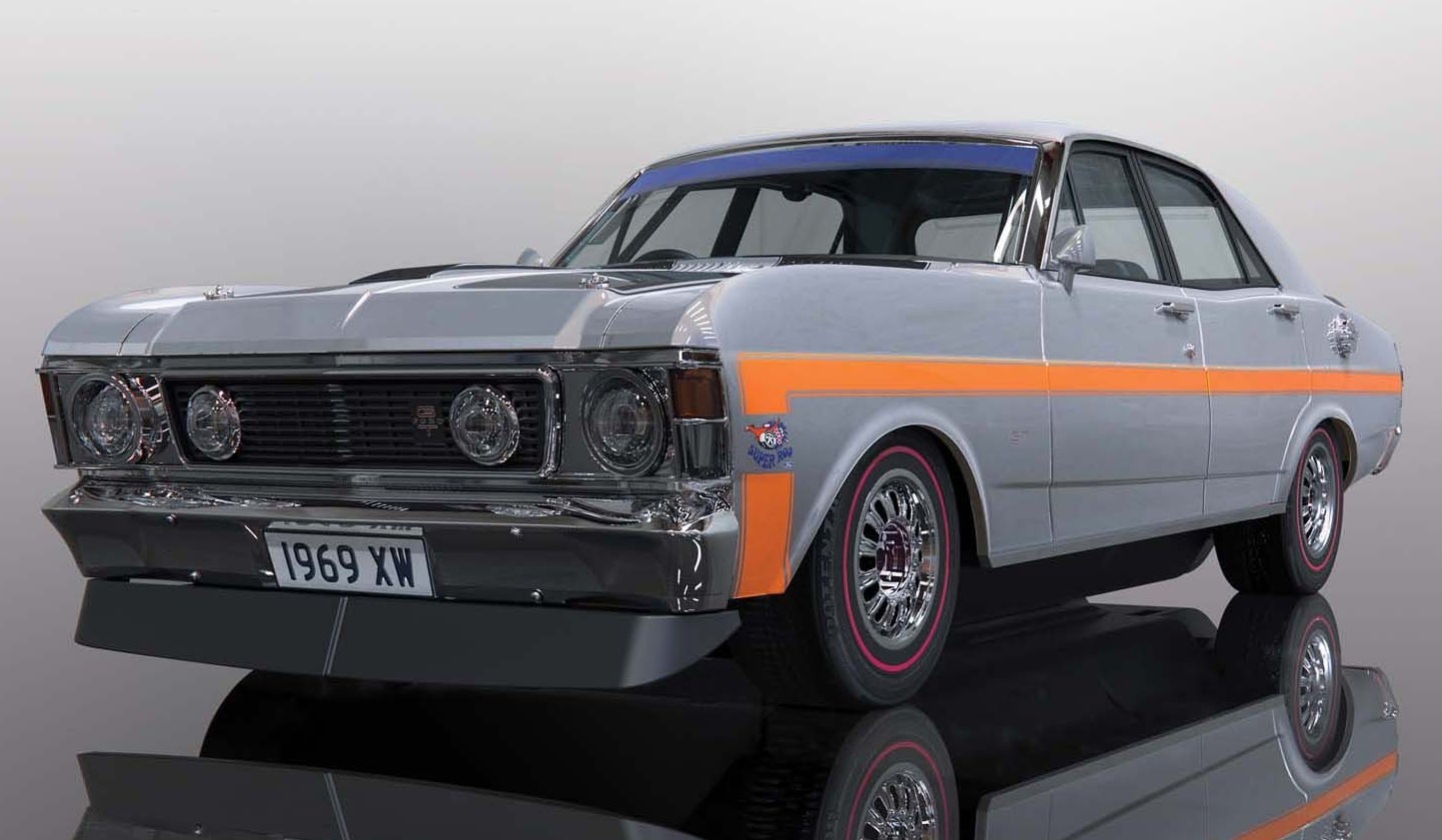 Ford XW Falcon (Silver Fox) - Slot Car | at Mighty Ape NZ