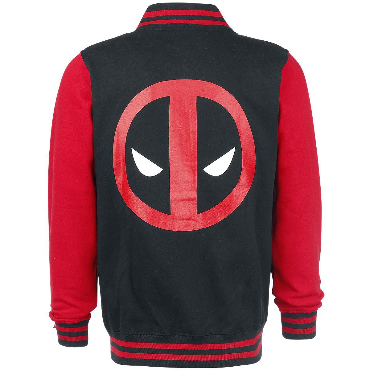 Marvel Comics Baseball Varsity Jacket - Deadpool (X-Large) | Men's | at ...