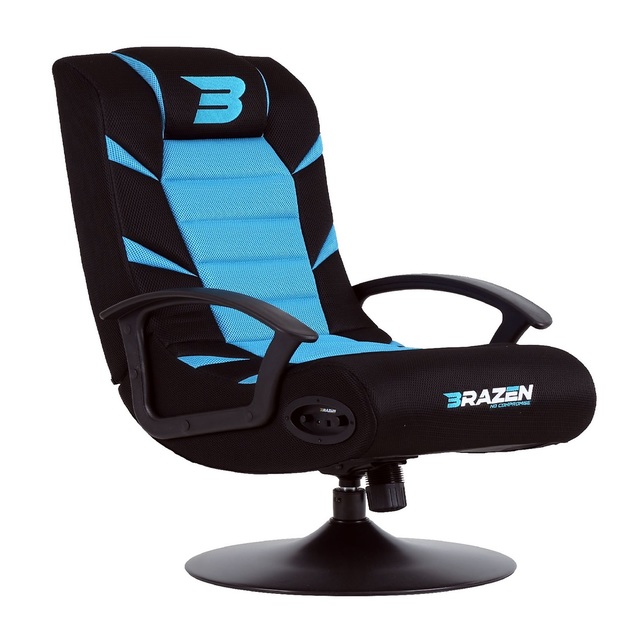 BraZen Pride 2.1 Bluetooth Surround Sound Gaming Chair (Blue) | | Buy ...