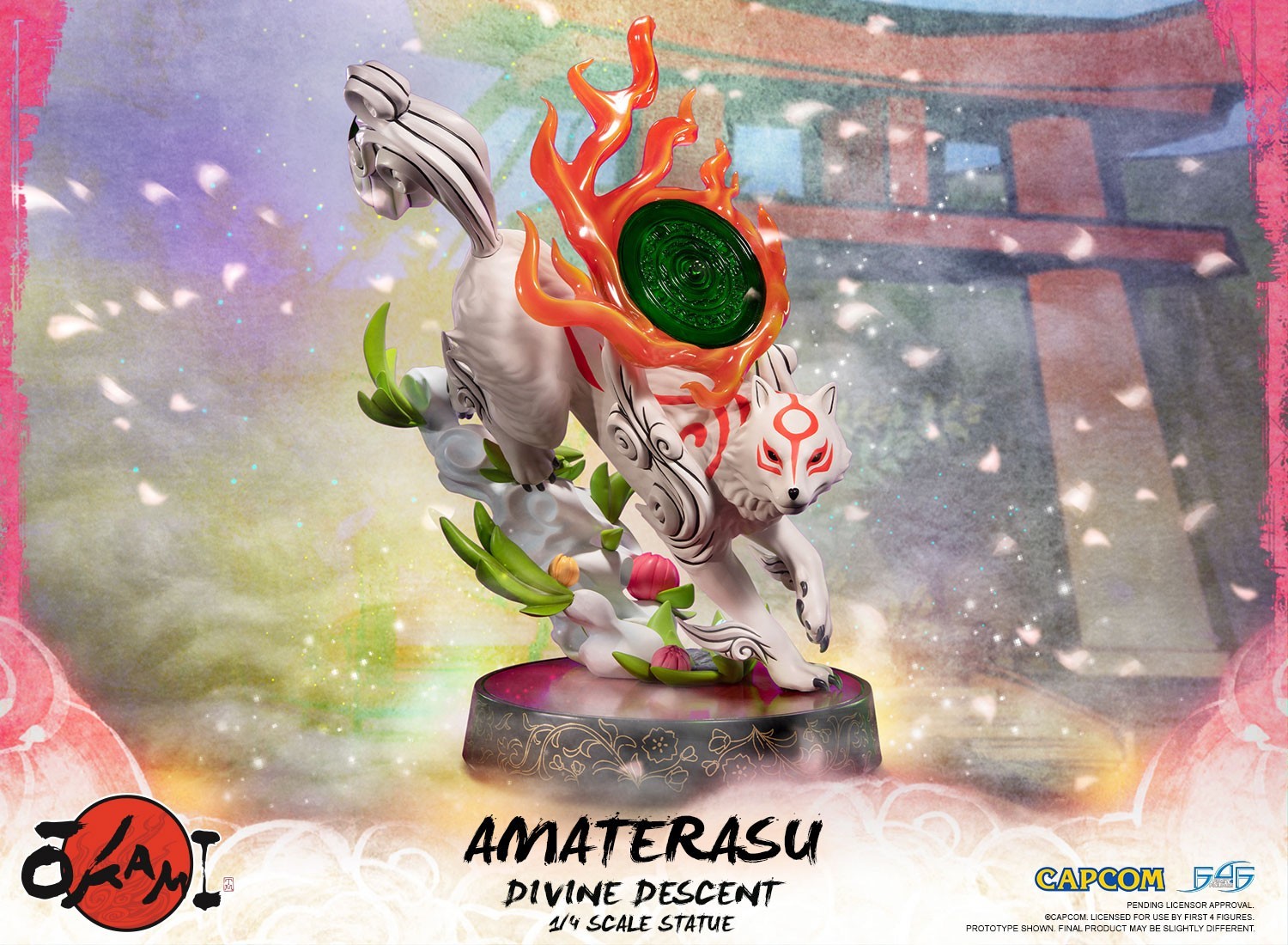 Amaterasu: Divine Descent - 17.5" Premium Statue | at Mighty Ape NZ