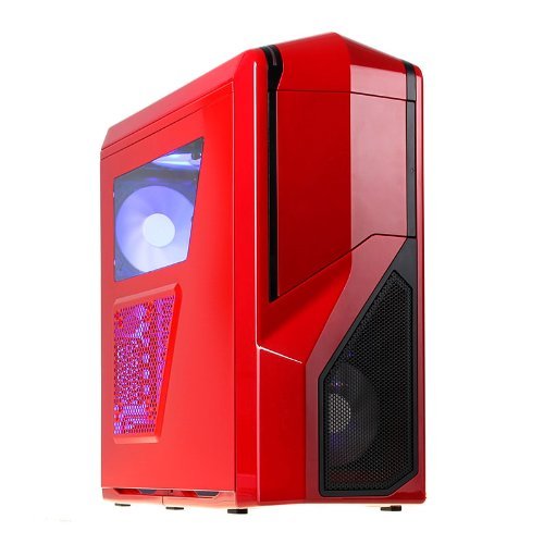 NZXT Phantom 410 Crafted Mid Tower Case (Red) | at Mighty Ape NZ