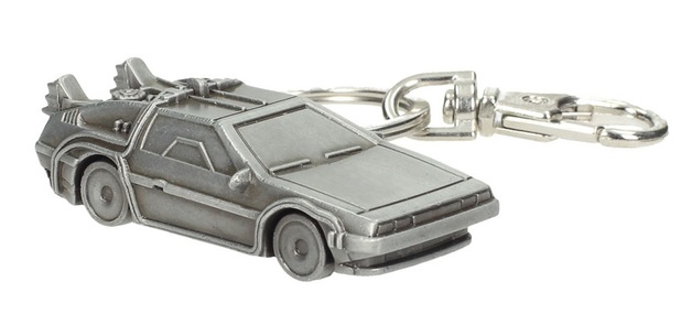 Back to the Future: DeLorean - Metal Keychain | at Mighty Ape Australia