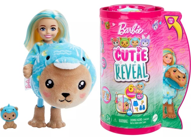 Buy Barbie: Chelsea Teddy Bear as Dolphin Doll at Mighty Ape NZ