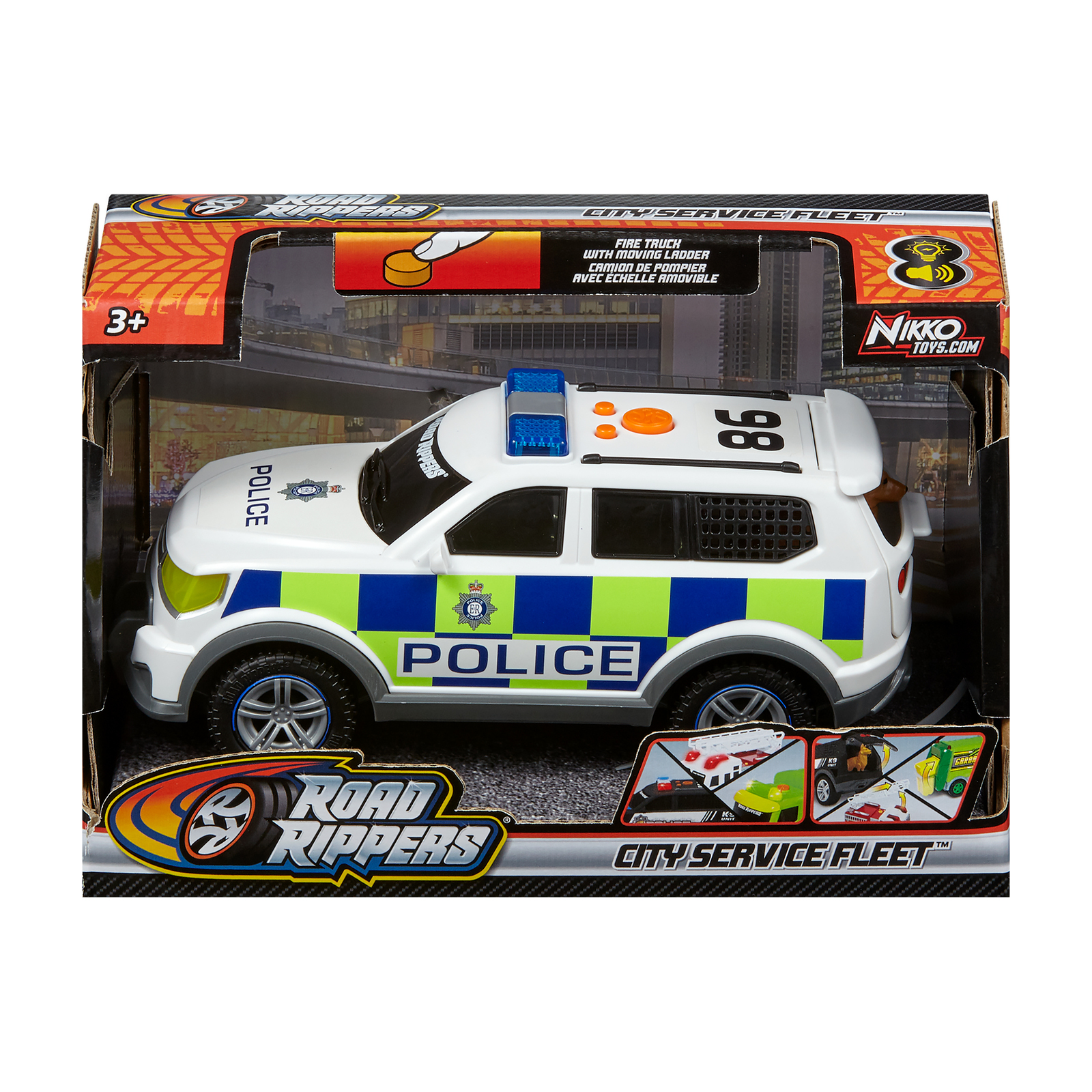 Buy Nikko: Road Rippers City Service Fleet - Police SUV at Mighty Ape NZ