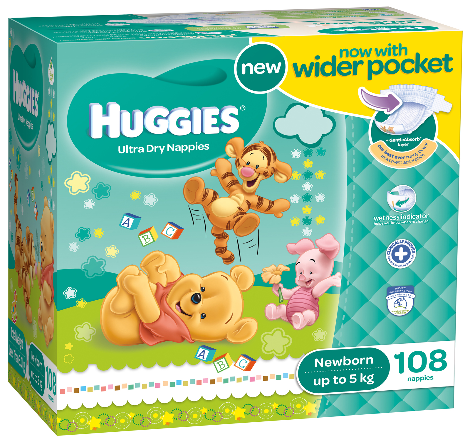 Buy Huggies Nappies: Jumbo Pack - Newborn at Mighty Ape Australia