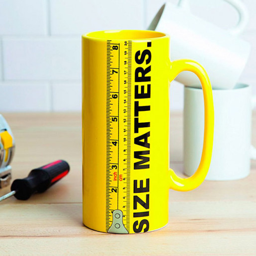 Size Matters Mug | at Mighty Ape NZ