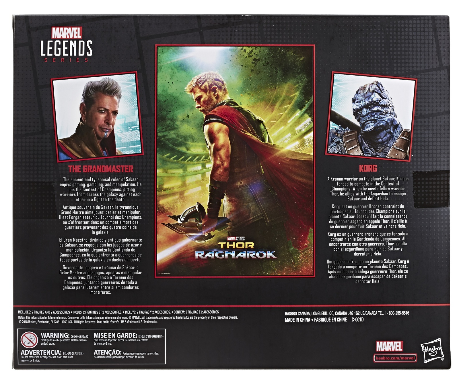 Buy Marvel Legends - Grandmaster & Korg at Mighty Ape NZ
