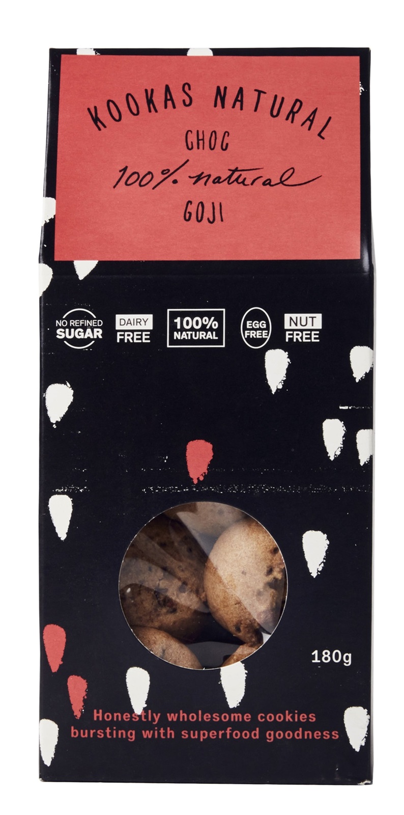 Kooka's Natural Biscuits – Choc Goji | at Mighty Ape NZ