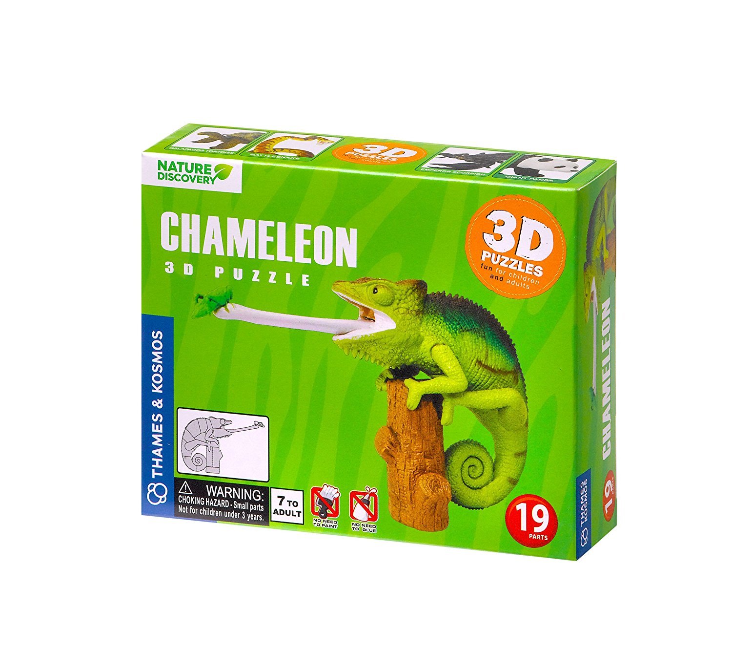 Thames & Kosmos: 3D Puzzle - Chameleon | Board Game | at Mighty Ape NZ