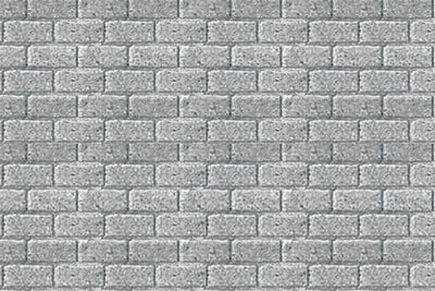 JTT Styrene Pattern Sheets Concrete Block (2pk) - H0 Scale | at Mighty ...