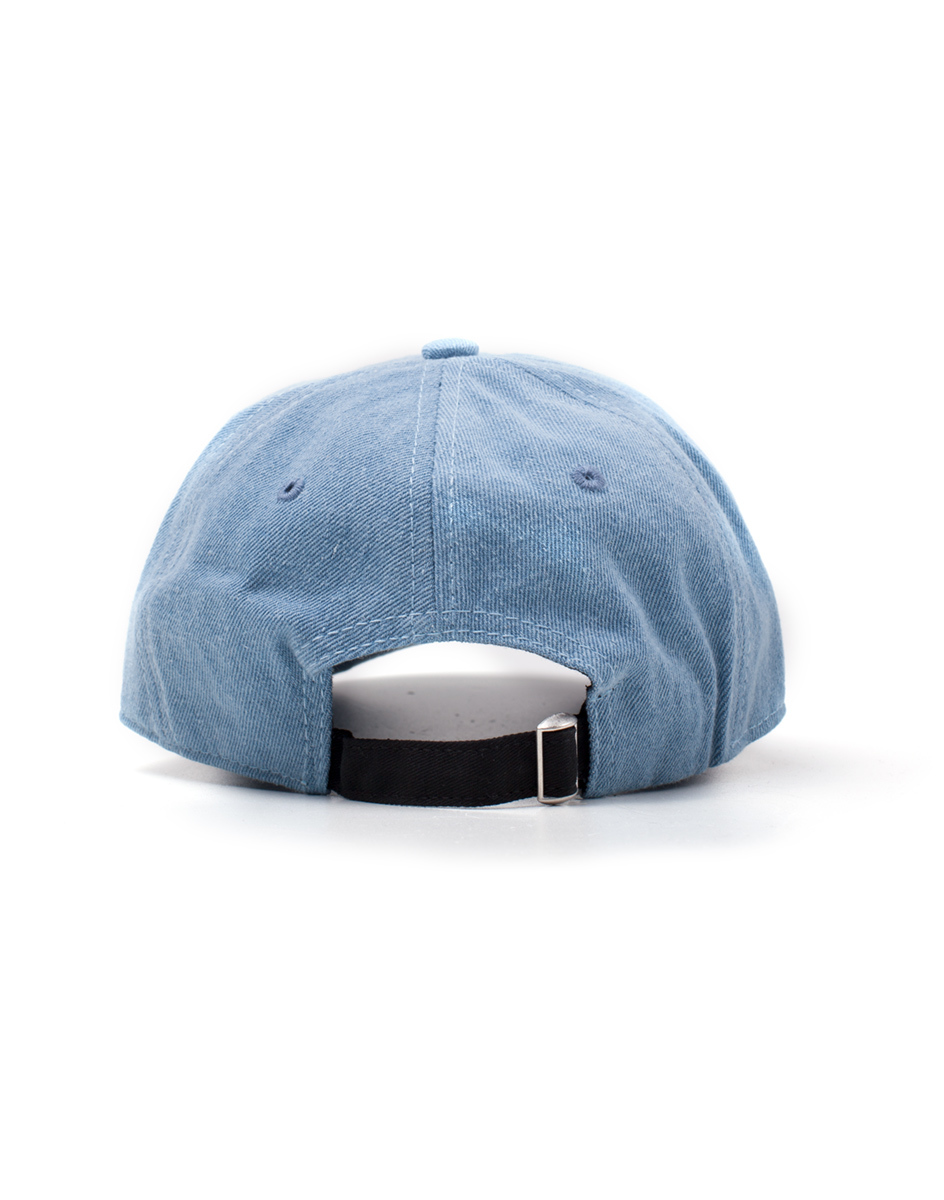 Pac Man 2D Embroidery Stone Washed Denim Cap | Men's | at Mighty Ape NZ