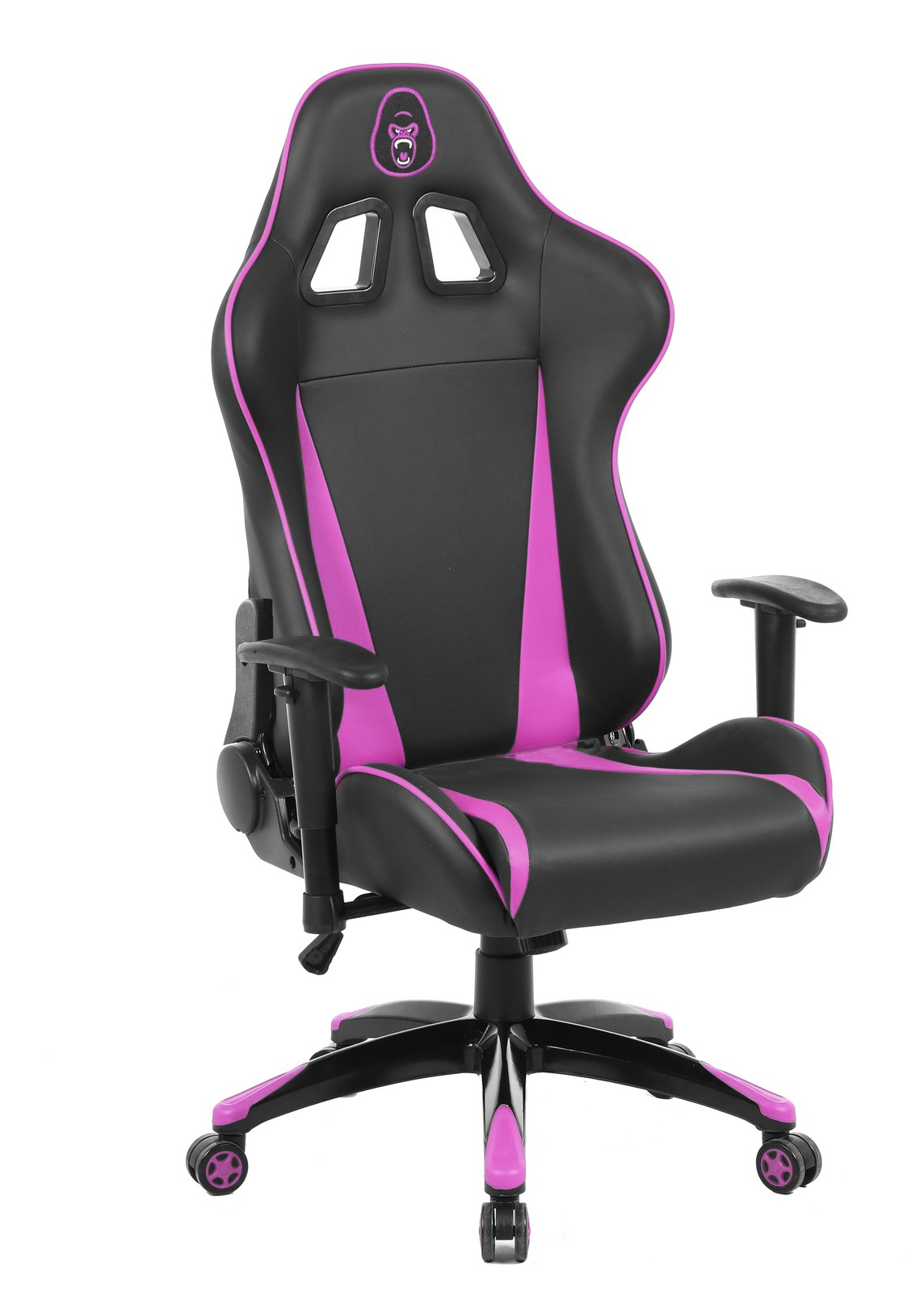 Gorilla Gaming Commander Chair - Magenta & Black | | Buy Now | at ...