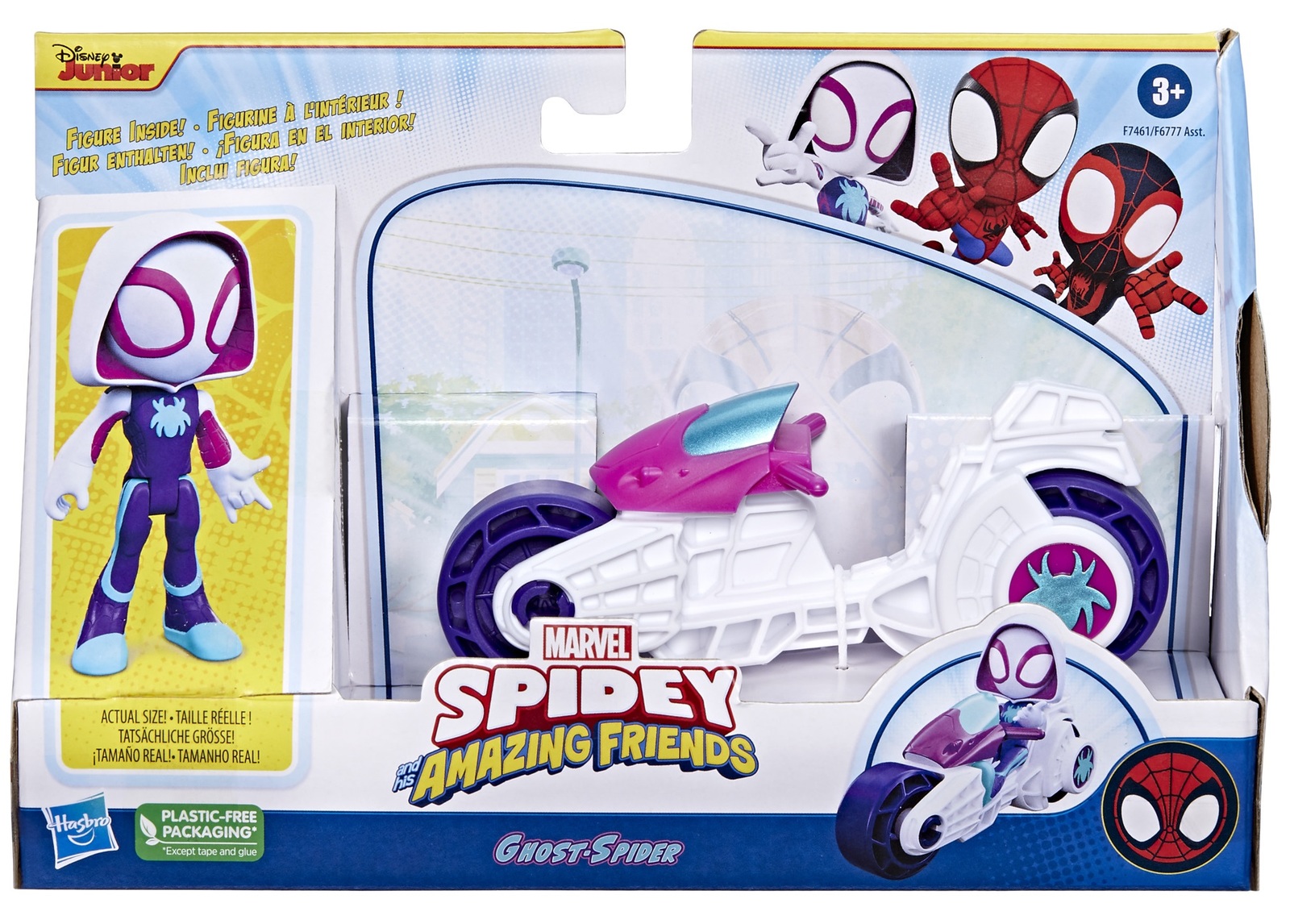 Buy Marvel's Spidey - Ghost Spider with Motorcycle at Mighty Ape NZ