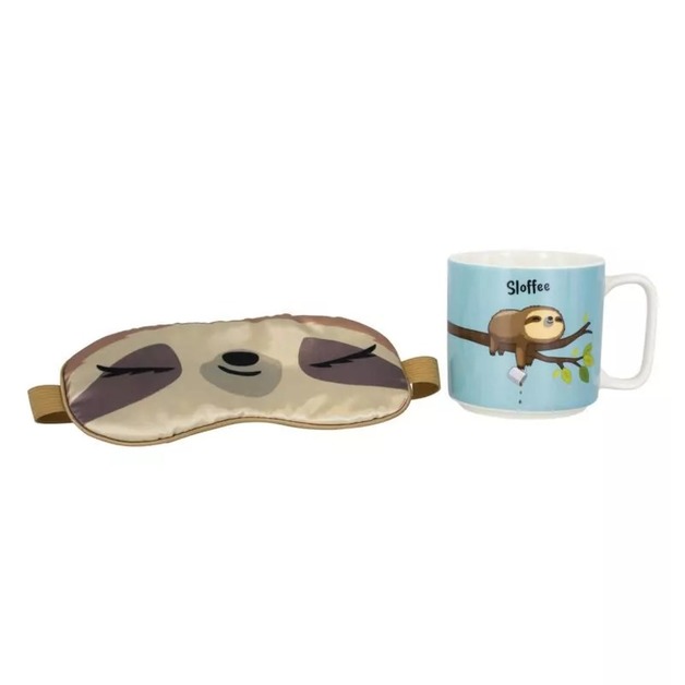 Sloffee Mug And Eyemask Set | at Mighty Ape NZ