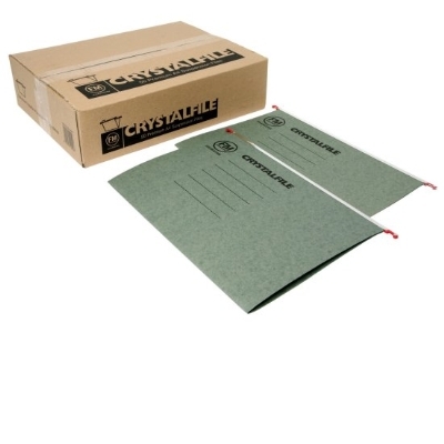 Buy FM File Suspension Crystalfile A4 Green (50 Box) at Mighty Ape NZ