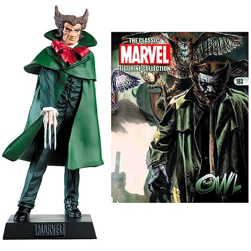 Classic Marvel The Owl Figurine with Collector Magazine | at Mighty Ape NZ