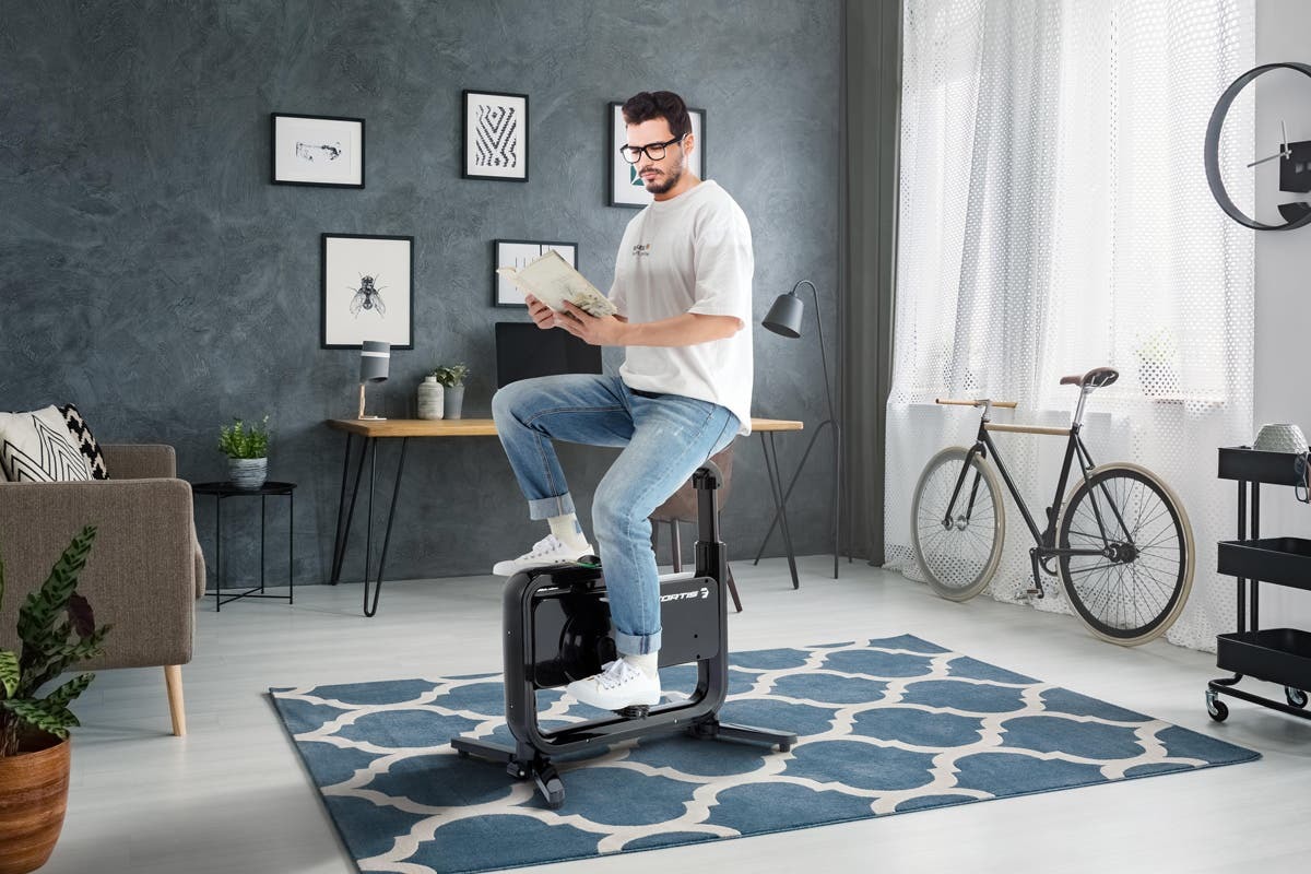 Buy Home & Office Under Desk Exercise Bike (Black) at Mighty Ape Australia