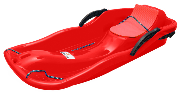 Buy Ape Style Heavy Duty Snow Sledge Slippery Racer - Red at Mighty Ape NZ