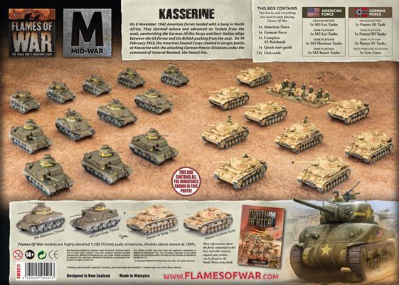 Flames Of War Desert Starter Set Kasserine Us Vs Germany At