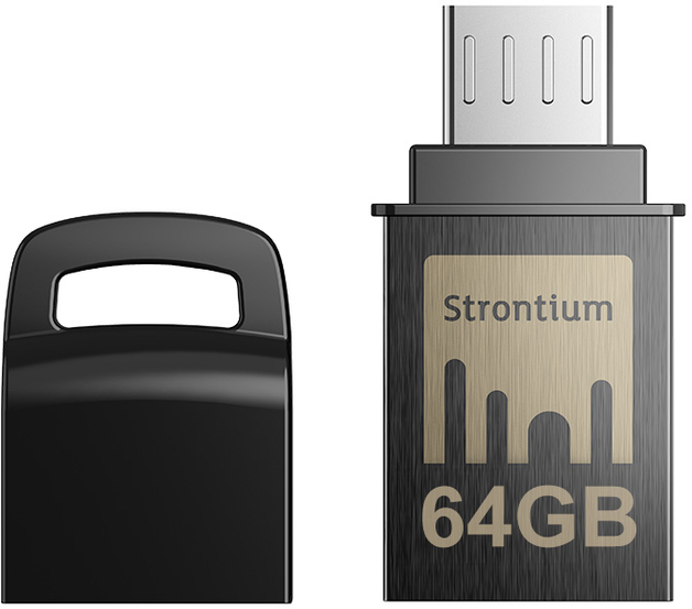 64GB Strontium NITRO Micro-USB OTG USB 3.1 Flash Drive | at Mighty Ape NZ