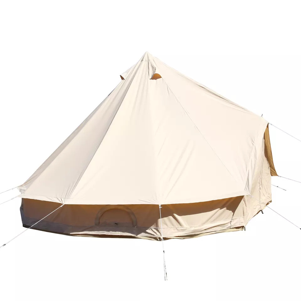 Outdoor 5m 10 Person Heavy Duty Glamping Canvas Bell Tent Images at ...