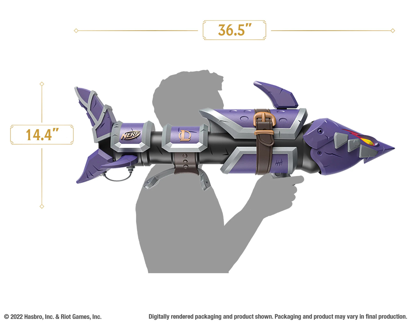Buy Nerf - Jinx Fishbones Blaster at Mighty Ape NZ