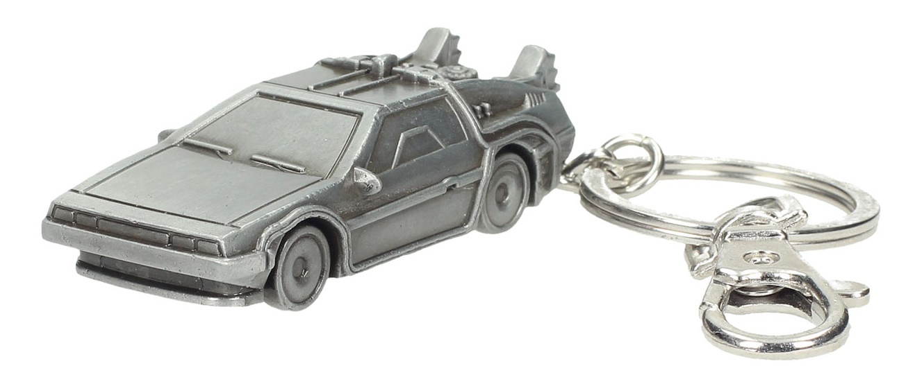 Back to the Future: DeLorean - Metal Keychain | at Mighty Ape Australia
