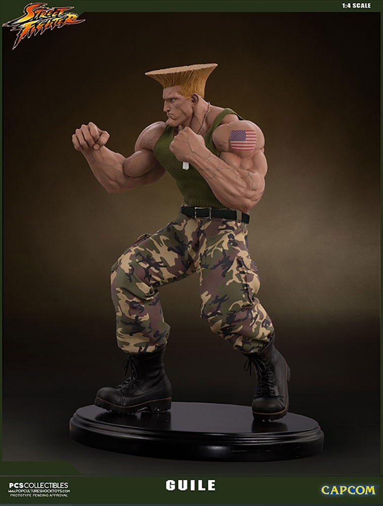 Guile - 1:4 Scale Statue | at Mighty Ape NZ