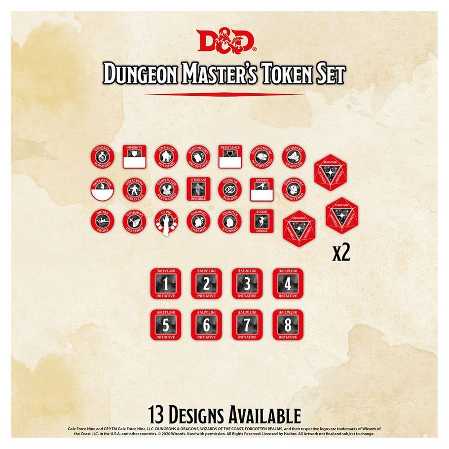 Dungeons & Dragons: Character Tokens - Dungeon Master Token Set | at ...
