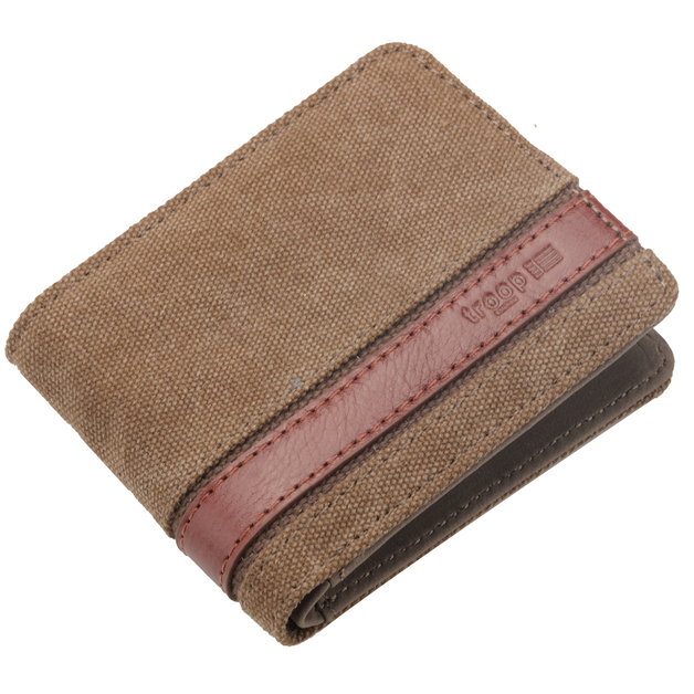 Colorado Canvas Wallet - Brown | at Mighty Ape NZ