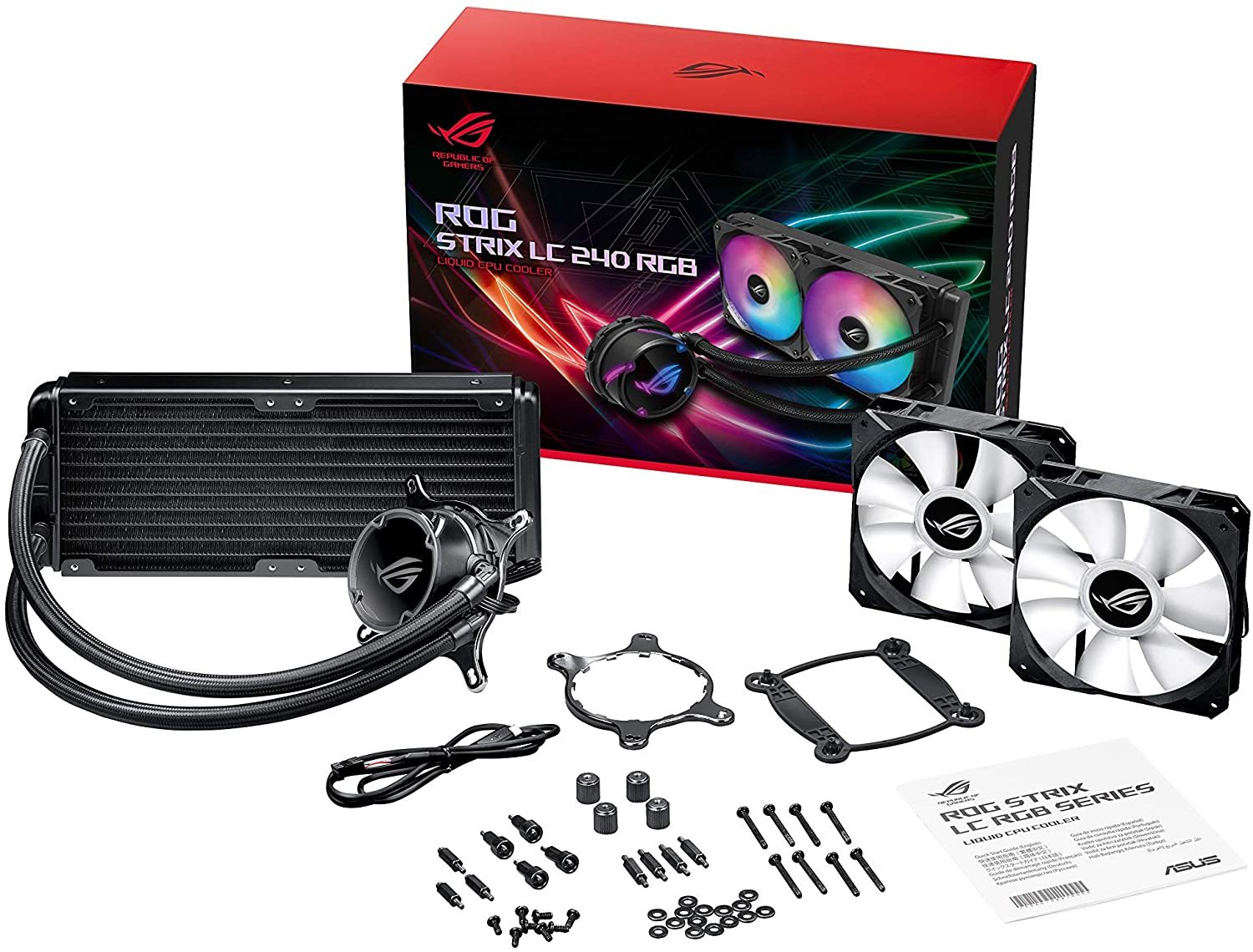 240mm ASUS ROG Strix LC 240 RGB AIO Liquid CPU Cooler | at Mighty Ape NZ