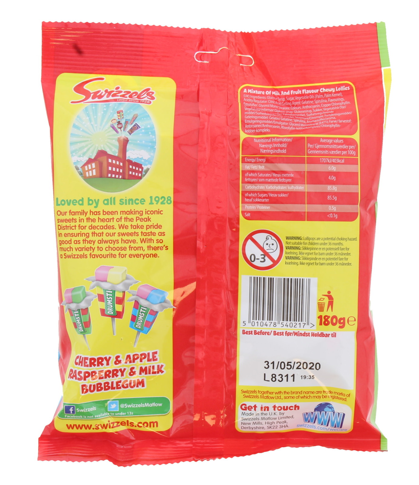 Swizzels: Drumstick Lolly Bag 180g (12 Pack) | at Mighty Ape NZ