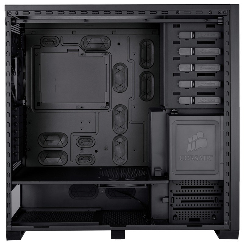 Corsair Obsidian 800D Black Full Tower Case with Window, No PSU, 3x ...