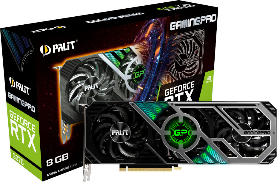 NVIDIA GeForce RTX 3070 Gaming Pro Palit GPU | at Mighty Ape Australia