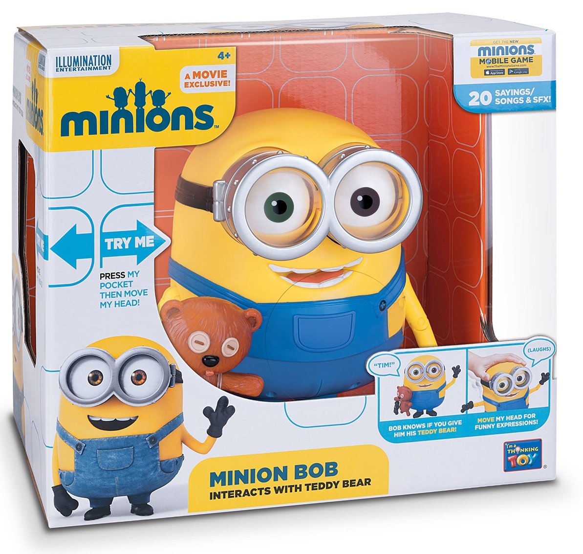 Buy Minions - Talking Bob with Teddy Bear at Mighty Ape NZ