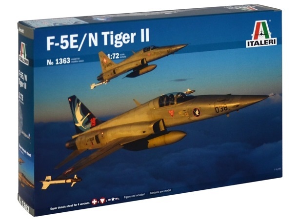 Italeri: 1/72 F-5E/N Tiger II - Model Kit Images at Mighty Ape NZ