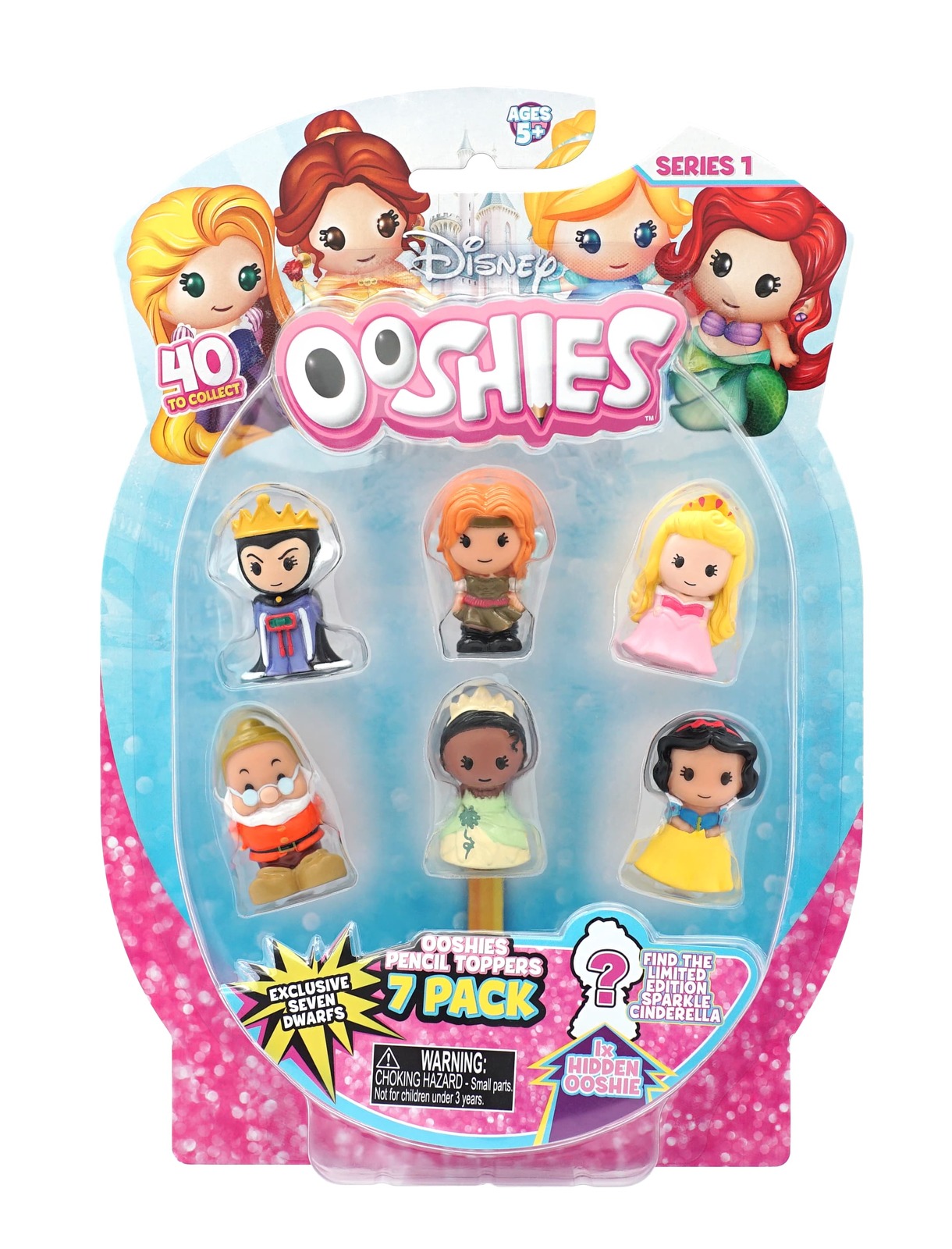 Buy Ooshies: Disney Princess - 7 Pack (Series 1) at Mighty Ape NZ