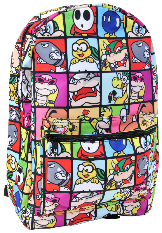 Buy Super Mario Bros. Villains Sublimated Backpack at Mighty Ape NZ