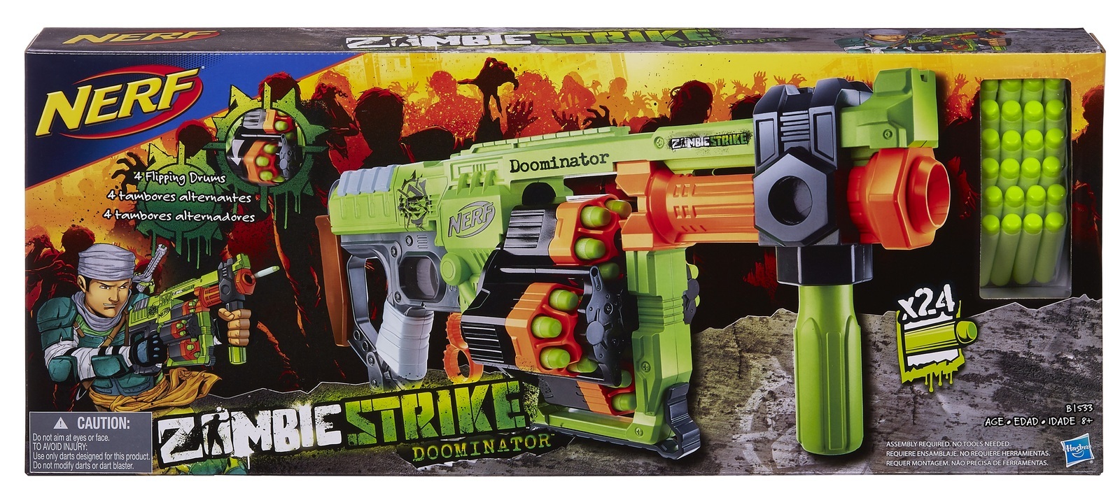 Buy Nerf Zombie Strike: Doominator Blaster at Mighty Ape NZ