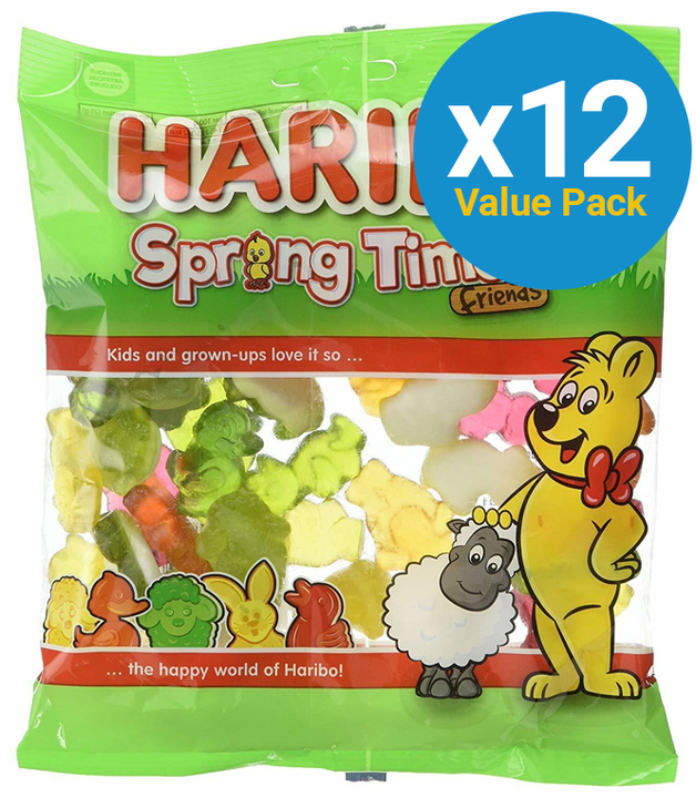 Haribo Spring Time Friends 180g 12pk | at Mighty Ape NZ