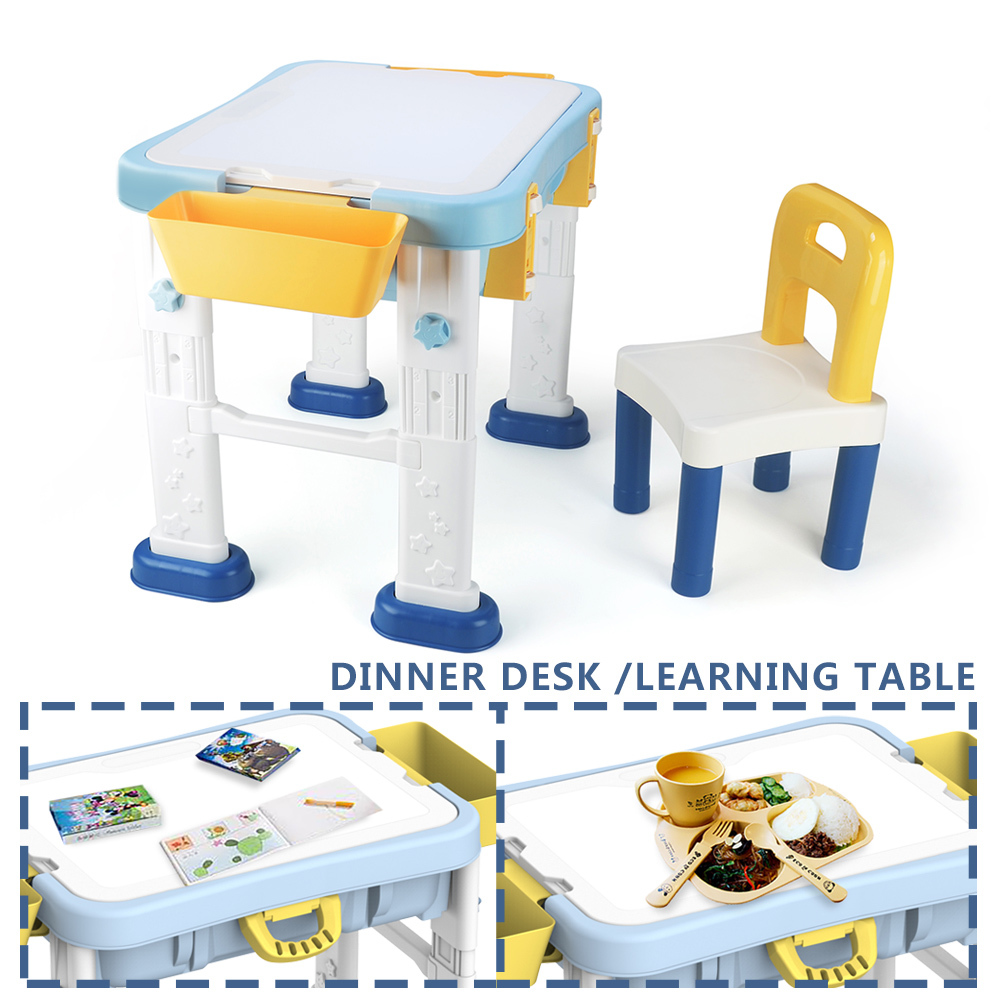 Buy Kids Adjustable Height Learning Table & Chair Set at Mighty Ape NZ
