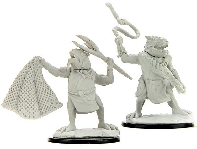 D&D Nolzur's Marvelous: Unpainted Miniatures - Kuo-Toa & Kuo-Toa Whip ...