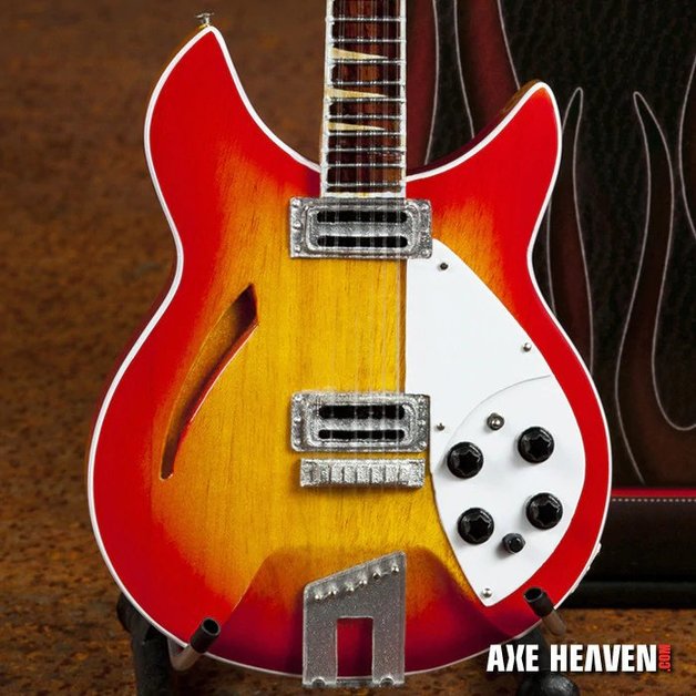 Axe Heaven: Miniature Replica - Famous 12-String Fire Sunburst | at ...