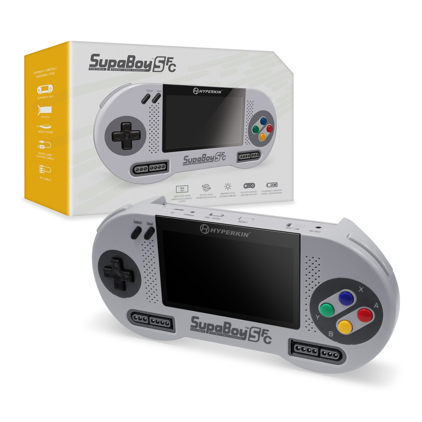 Hyperkin SupaBoy SFC Portable Pocket SNES Console | | Buy Now | at ...