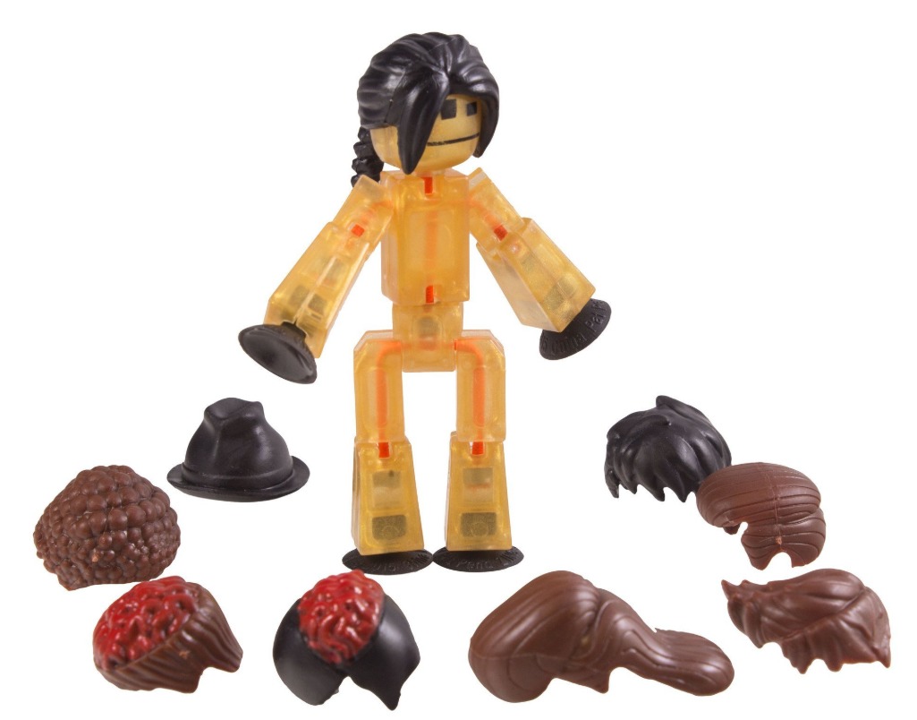 Buy Stikbot: Dark Hairstyles Pack - Yellow at Mighty Ape NZ