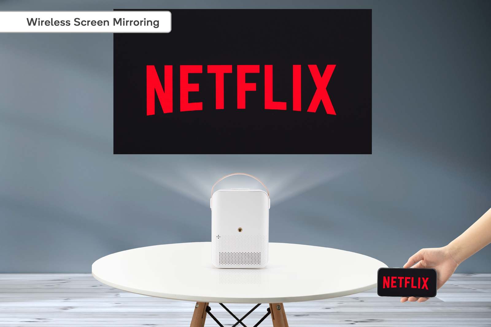 Kogan 2500 Lumens HD Wi-Fi Mini Projector (M600) | at Mighty Ape Australia