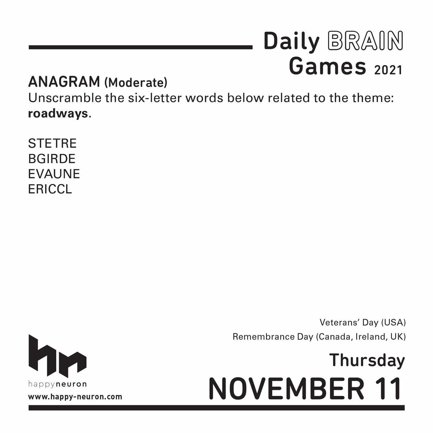 Buy Daily Brain Games 2021 Day-To-Day Calendar at Mighty Ape NZ